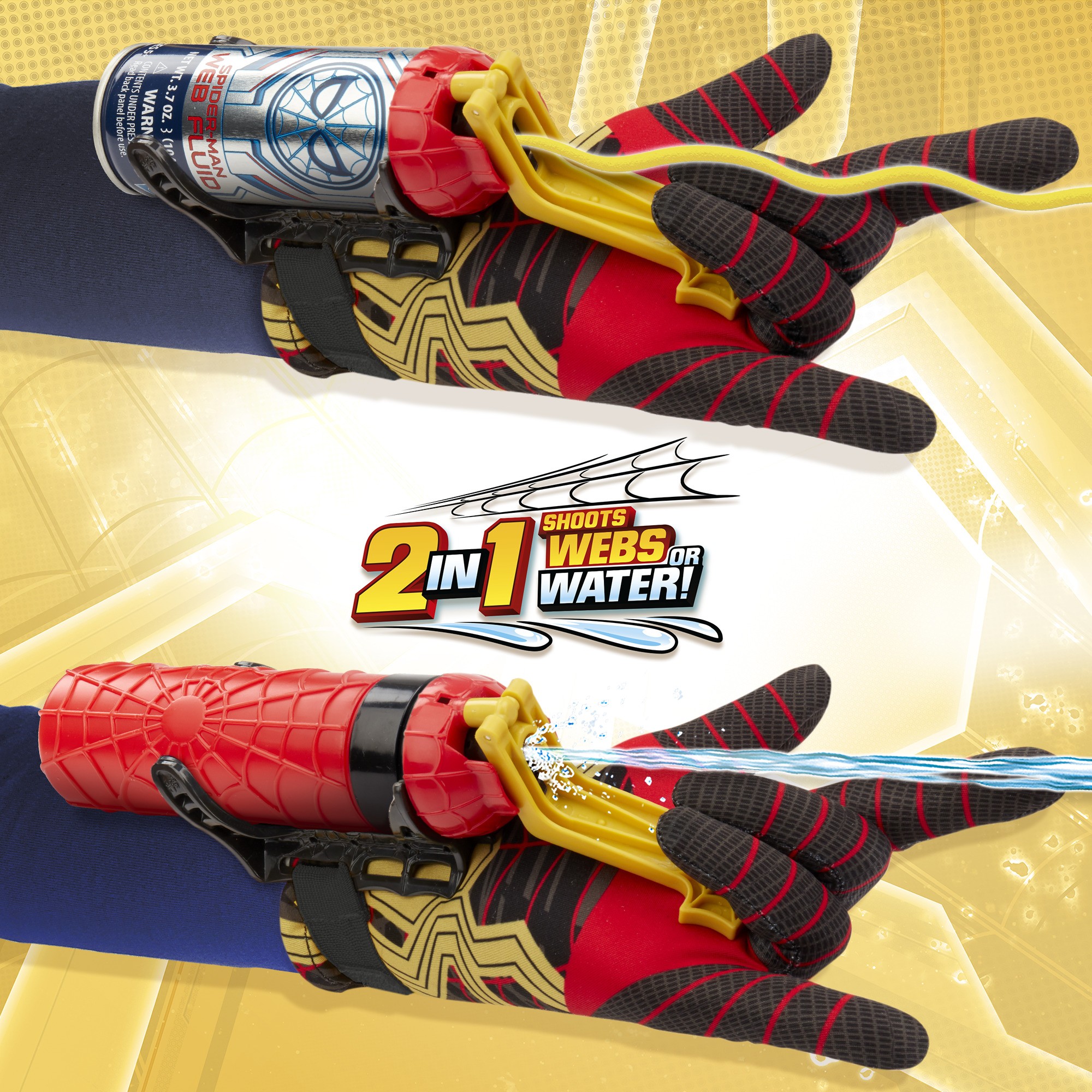 Marvel Spider-Man Super Web Slinger Role-Play, With Web Fluid, Shoots ...