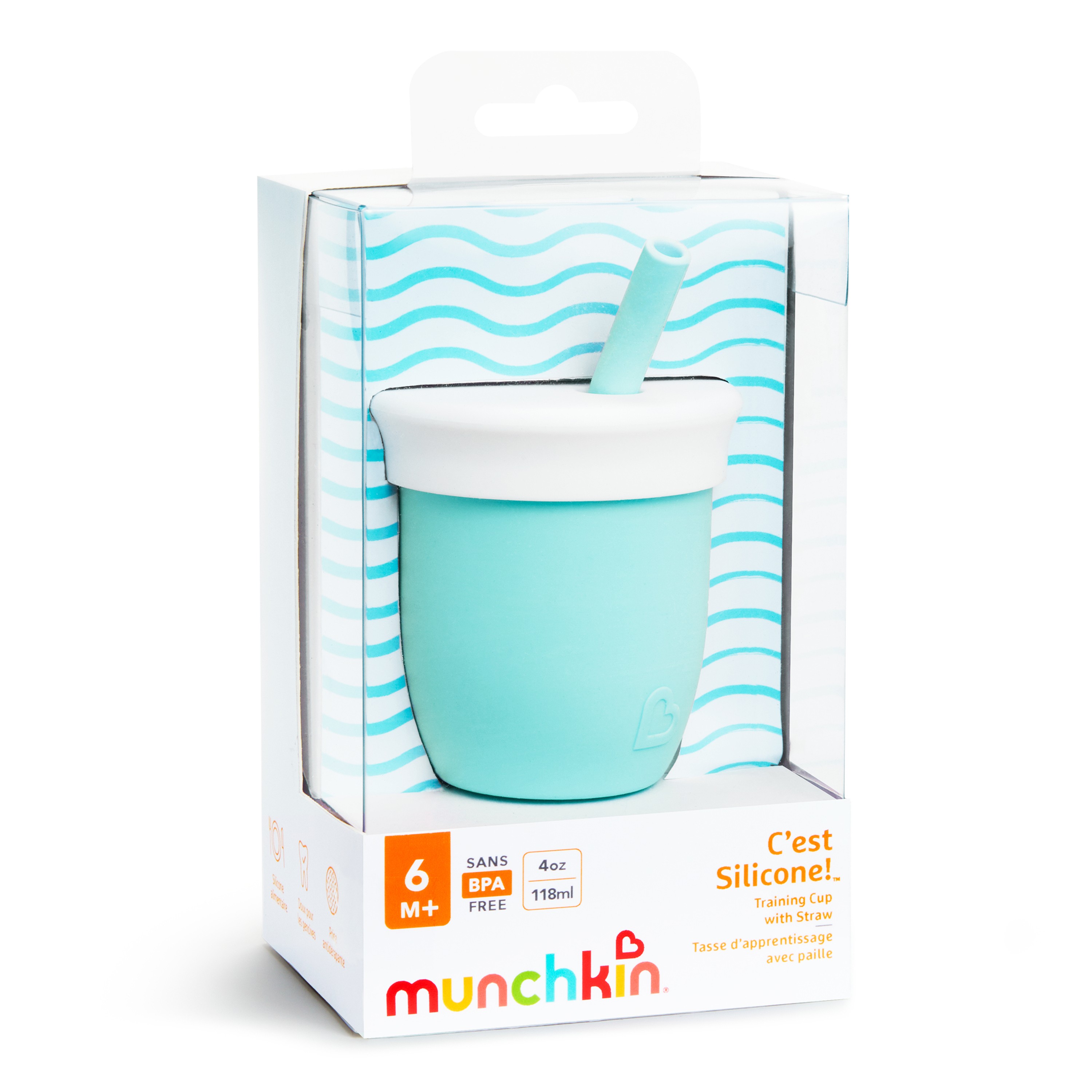 Munchkin C’est Silicone! Open Training Cup and Straw Cup for Babies and ...