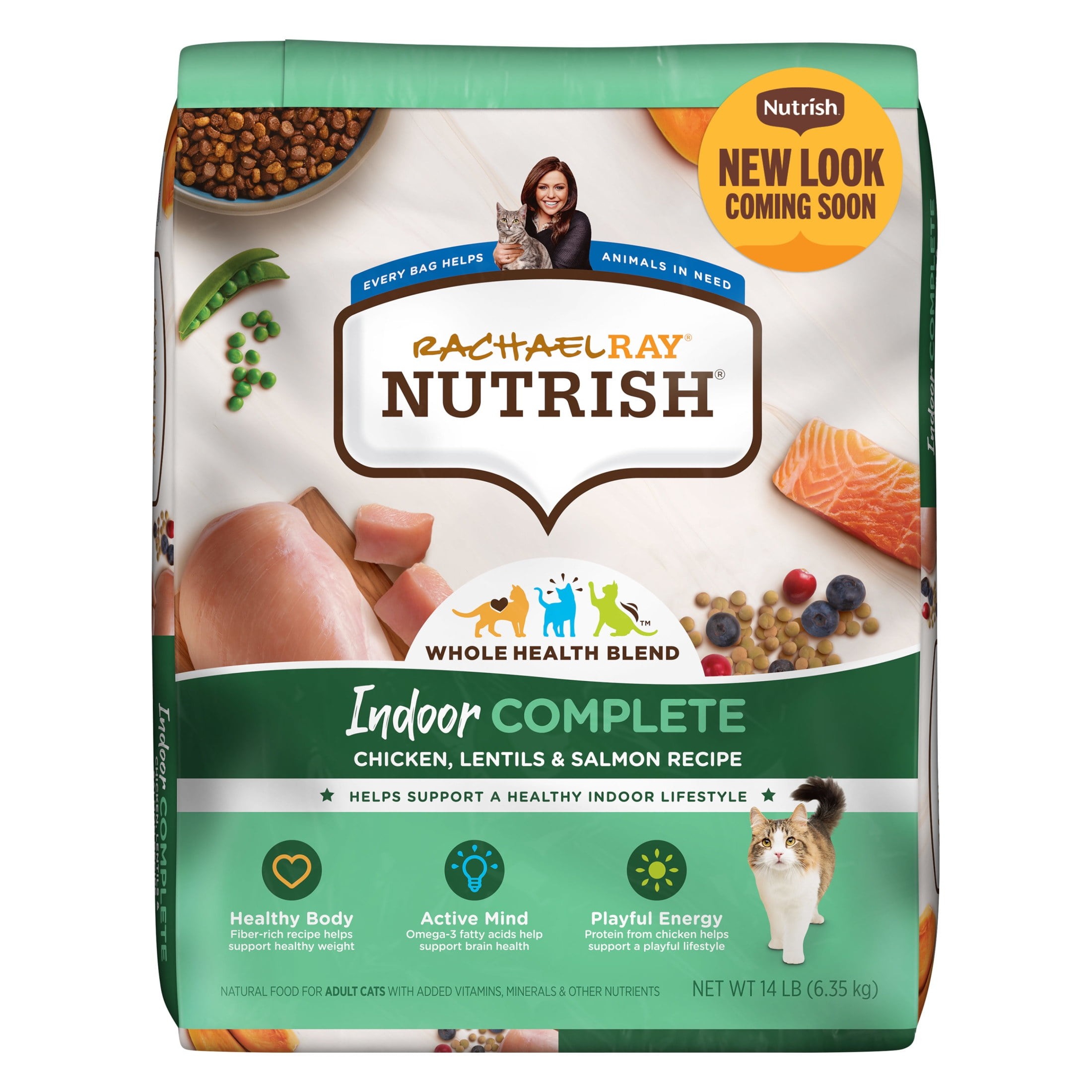 Rachael Ray Nutrish Indoor Complete Chicken, Lentils and Salmon Recipe ...