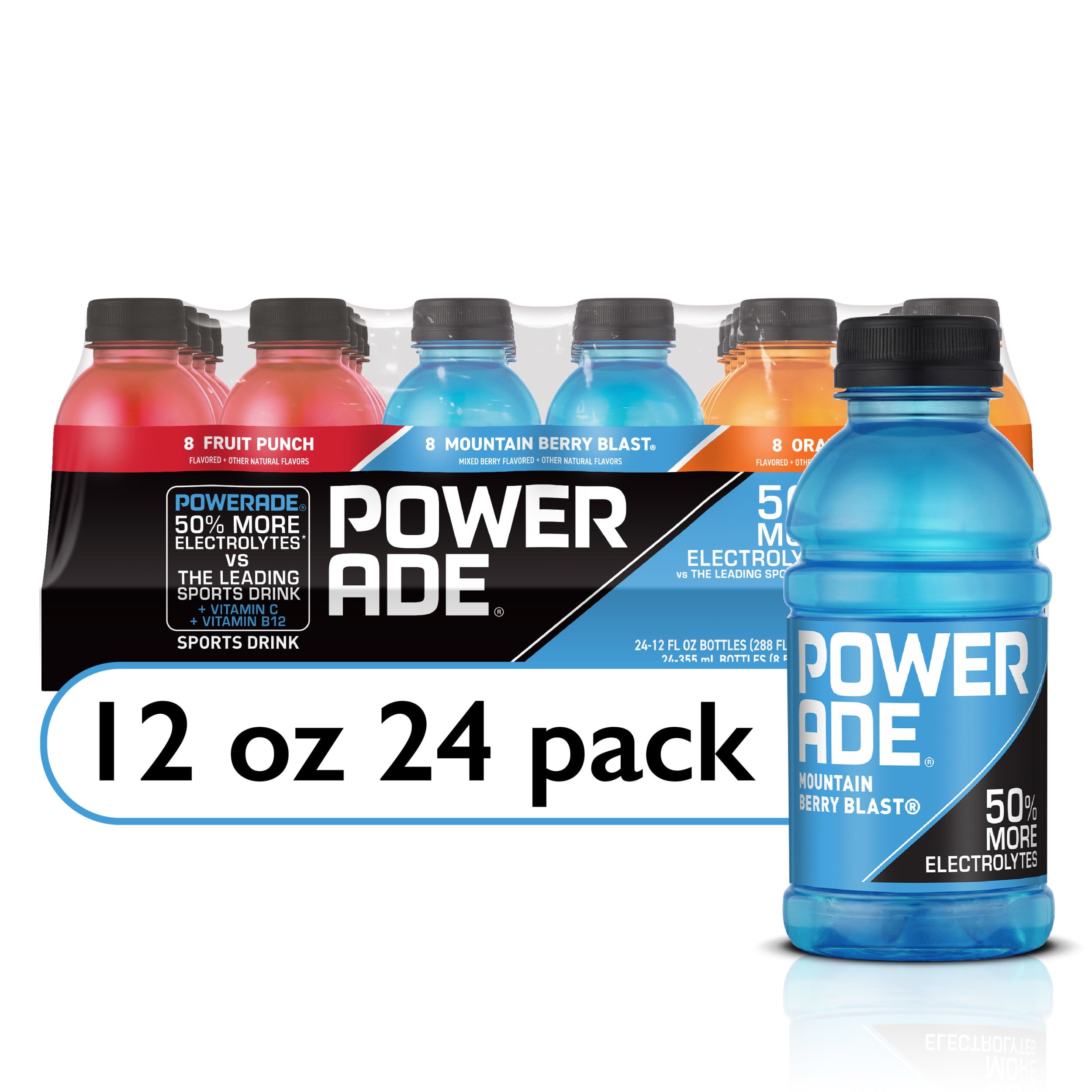 POWERADE Variety Pack Sports Drink, 12 fl oz (Pack of 24) Die besten ...