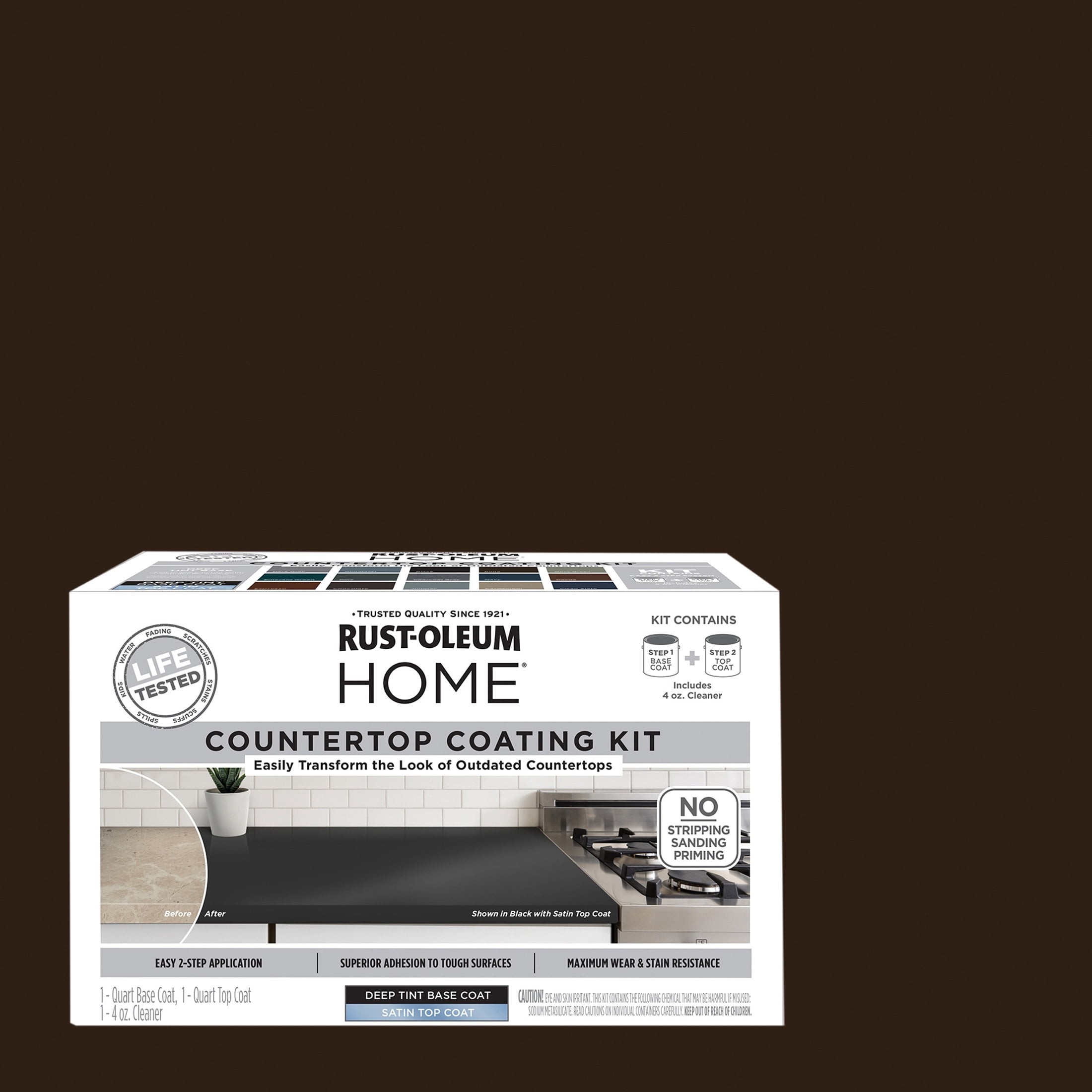 Kona Rust Oleum HOME Countertop Satin Coating Kit 38496312T Quart Deals ...