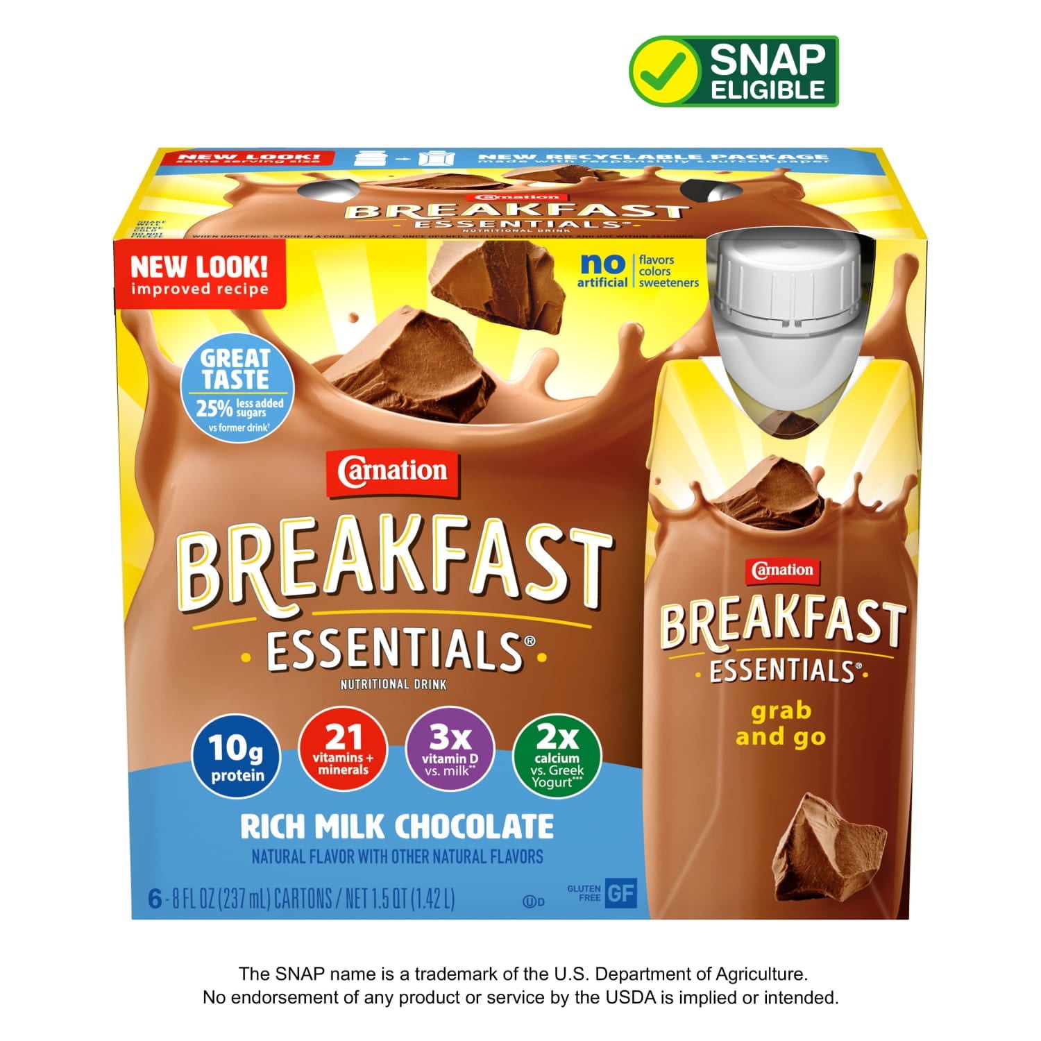 Carnation Breakfast Essentials Nutritional Drink Cookies n Cr me 10 g ...