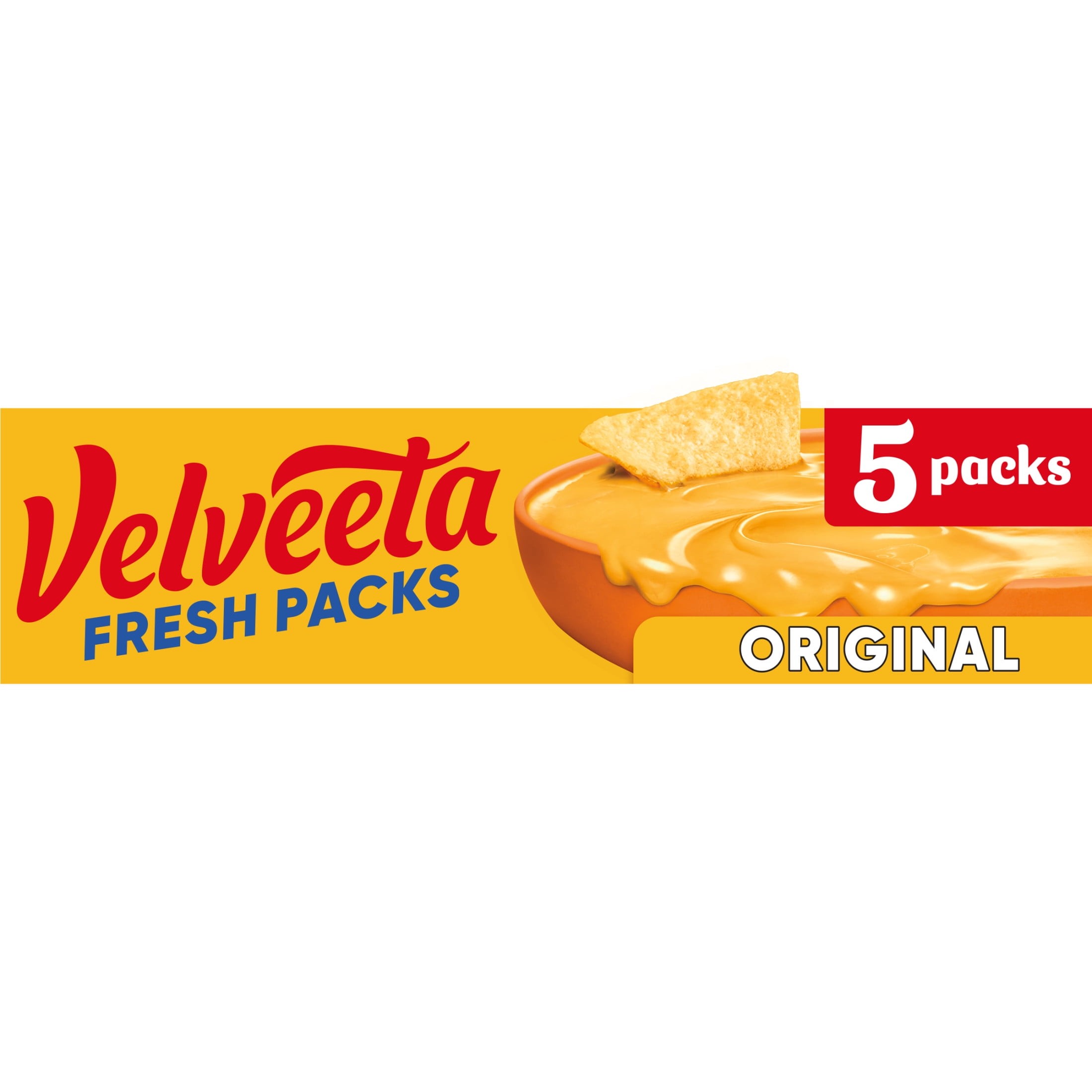 Velveeta Fresh Packs Original Melting Cheese Dip & Sauce, 5 ct Blocks ...