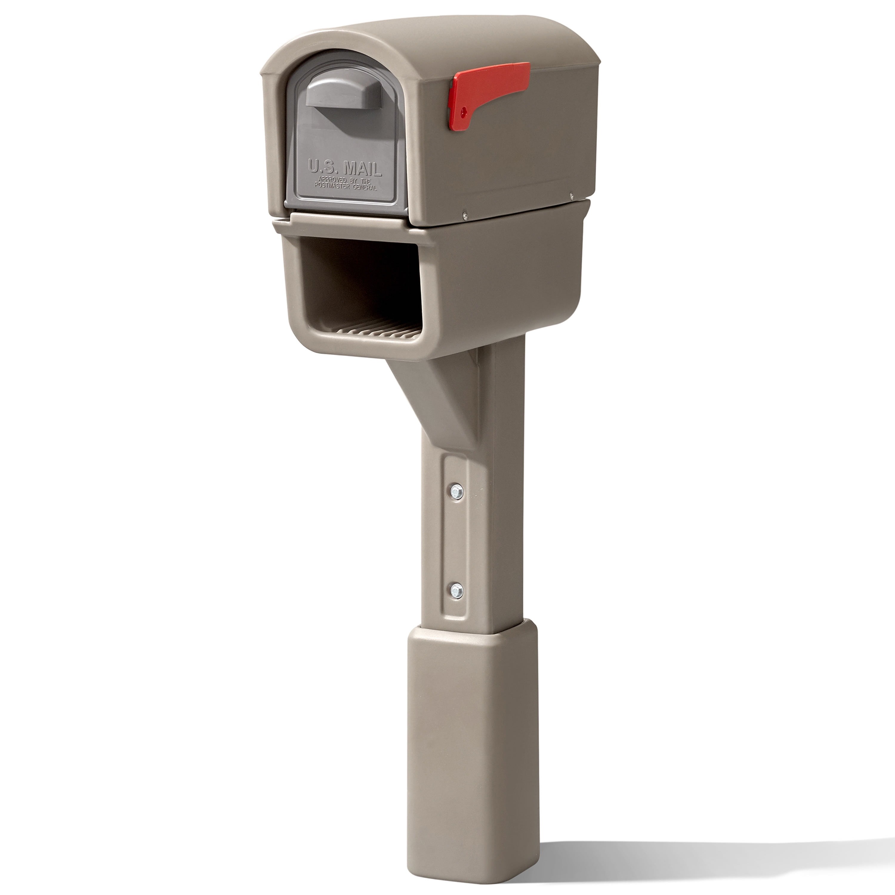 Step2 MailMaster Express Plus Plastic Mailbox Mocha Finish Best Deals ...