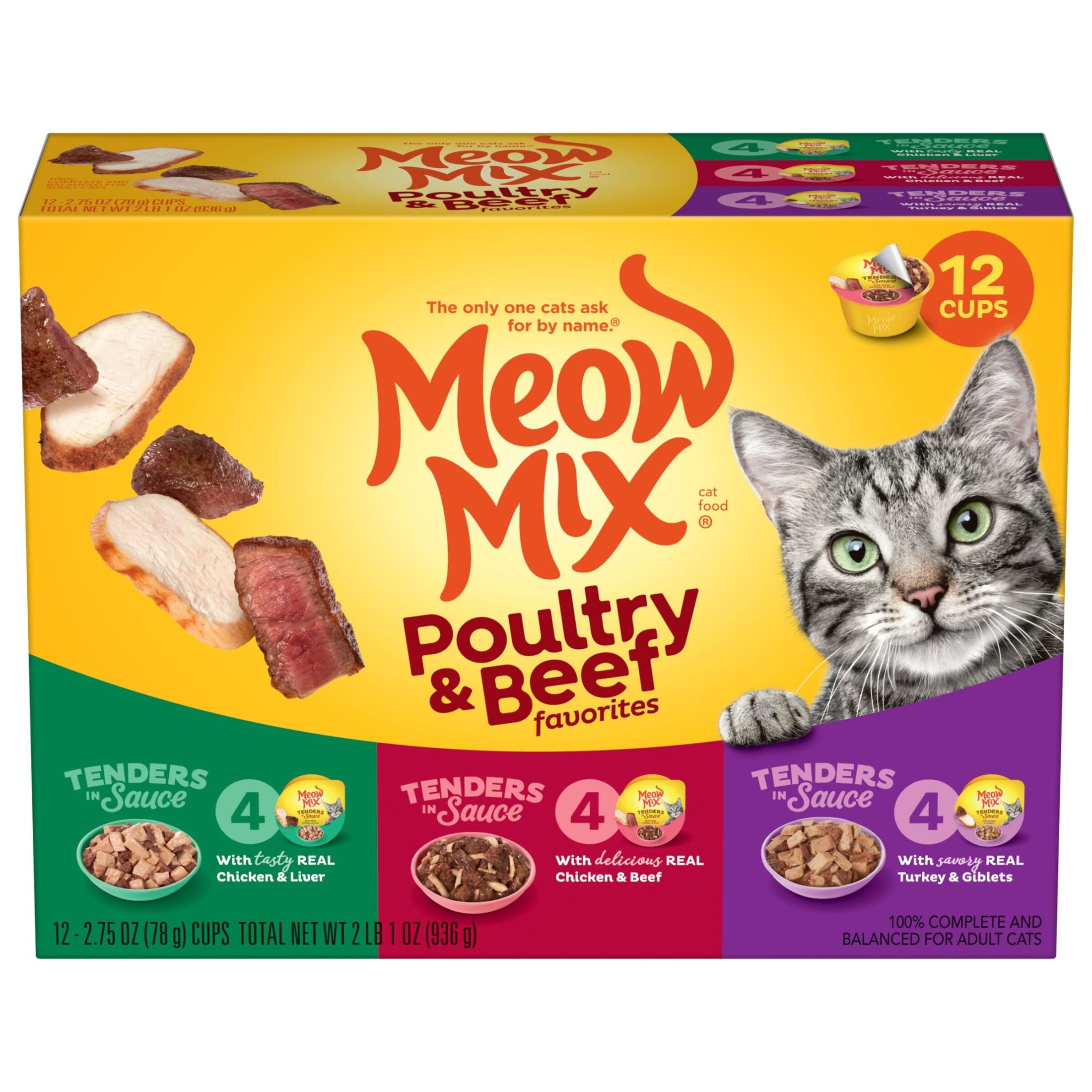 Mejores ofertas e historial de precios de Meow Mix Tender Favorites ...