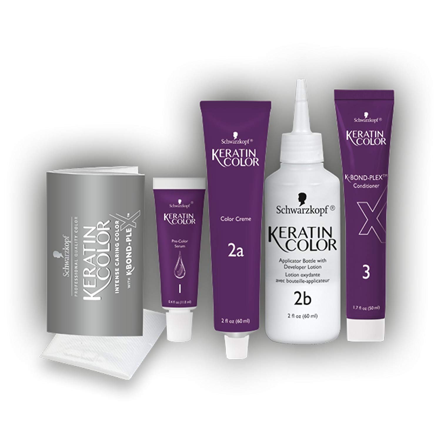 Schwarzkopf Keratin Color Permanent Hair Color Cream, 6.0 Delicate ...