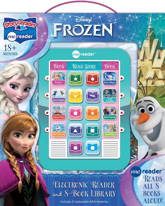 Disney Frozen Electronic Reader and 8-Book Library: Me Reader Reads all ...