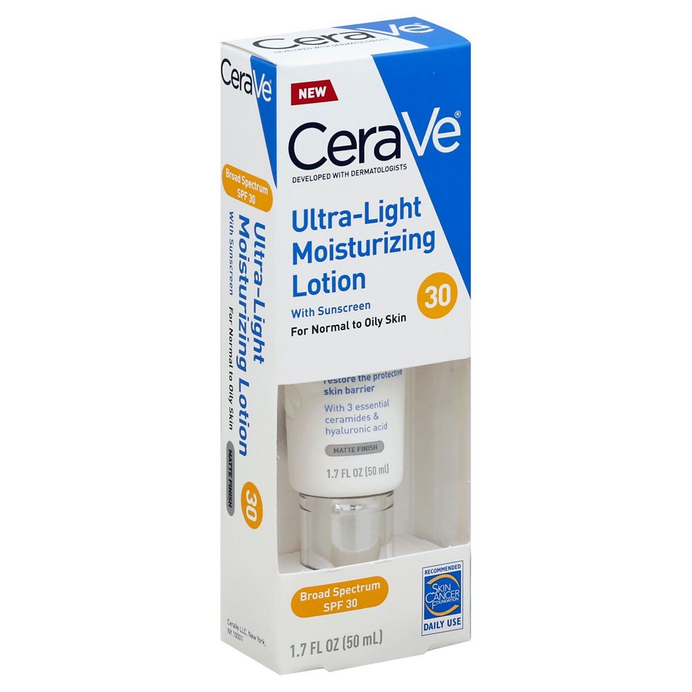 Cerave 1.7 Fl. Oz. Hydrating Facial Moisturizing Gel SPF 30 Die besten ...
