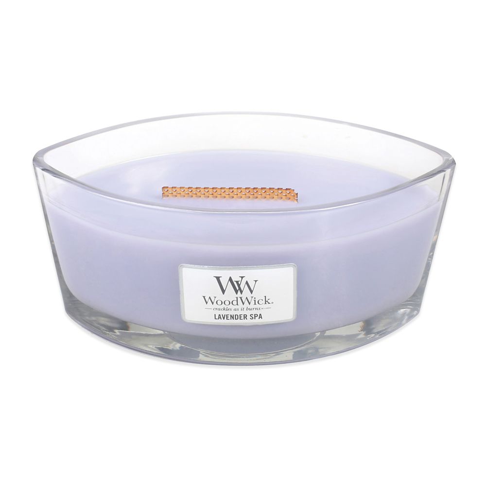 Mejores ofertas e historial de precios de WoodWick® Lavender Spa Large Candle | Bed Bath ...