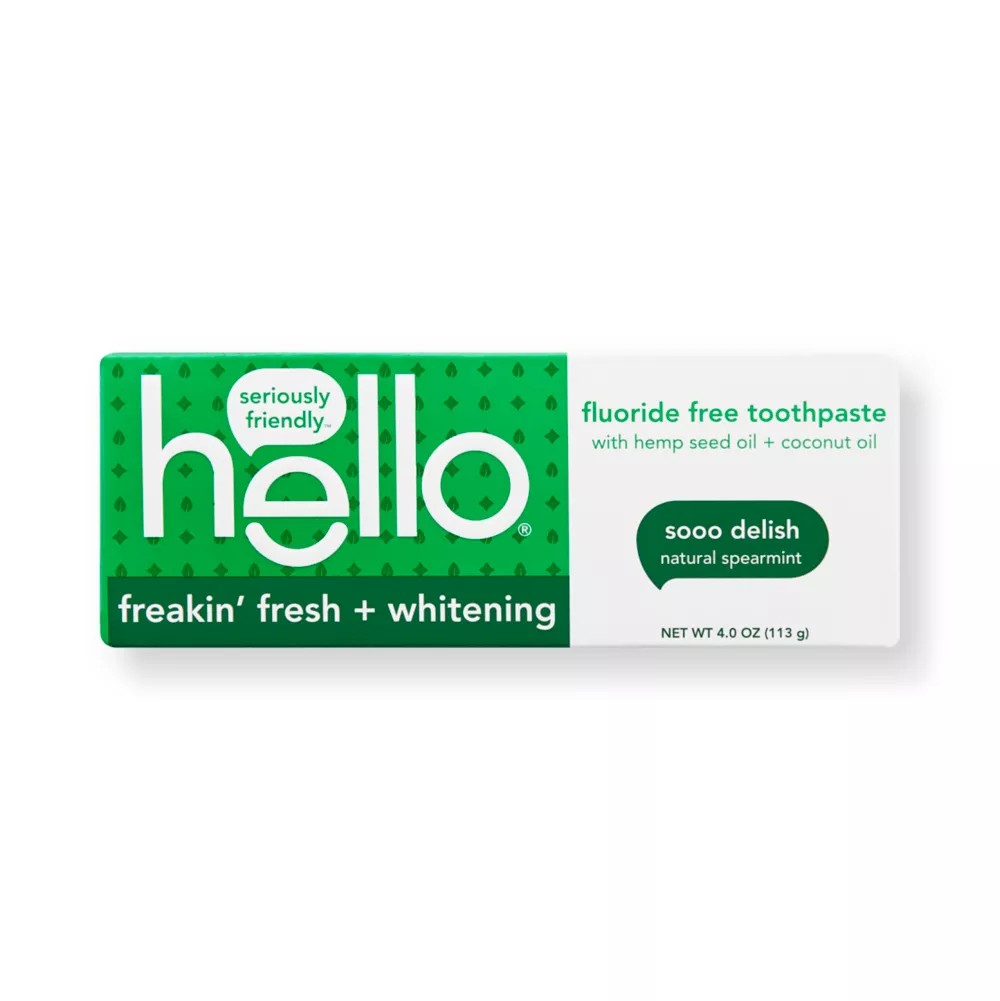 Hello® Extra Freshening 4 oz. Natural Hemp Fluoride Free Toothpaste in ...