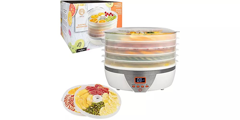 MasterChef Food Dehydrator w 5 Trays and Digital Temperature Controls ...