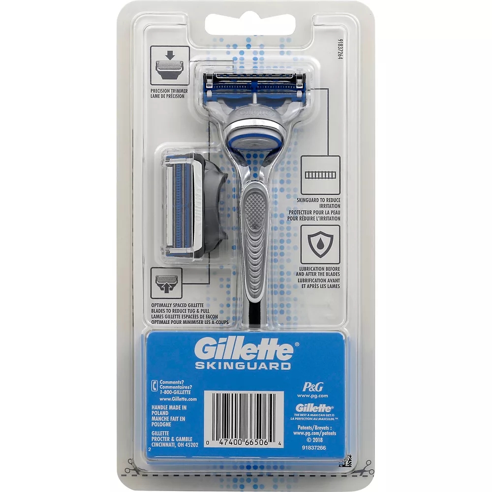 Gillette Skin Guard Razor Handle With 2 Cartridges Best Deals and Price ...