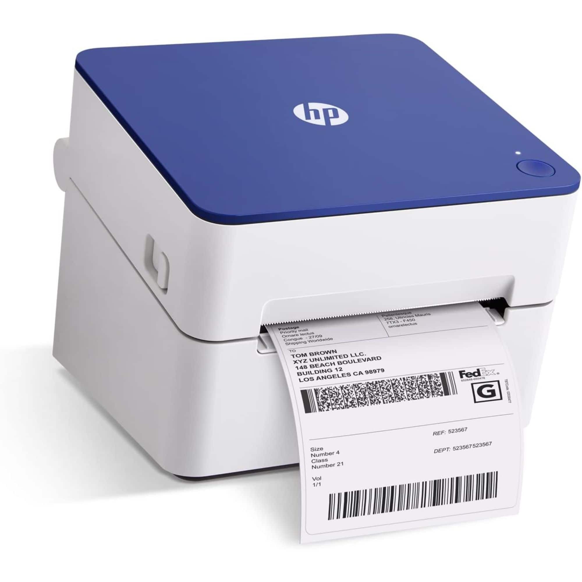 HP - Shipping Label Printer, Internal Tray 4x6 Direct Thermal Printer ...