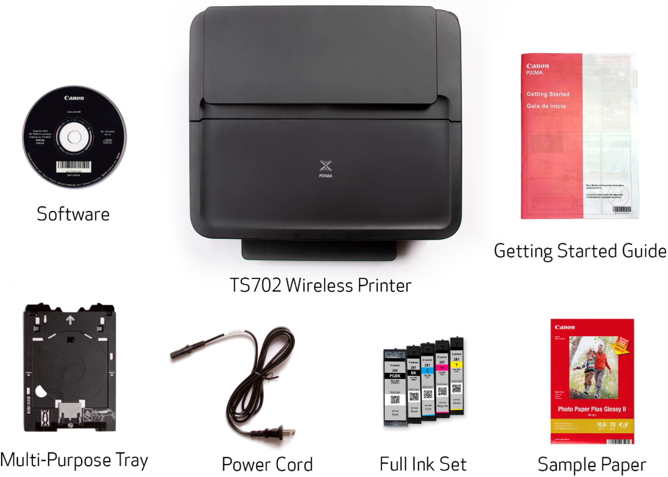 Mejores ofertas e historial de precios de Canon - PIXMA TS702a Wireless ...