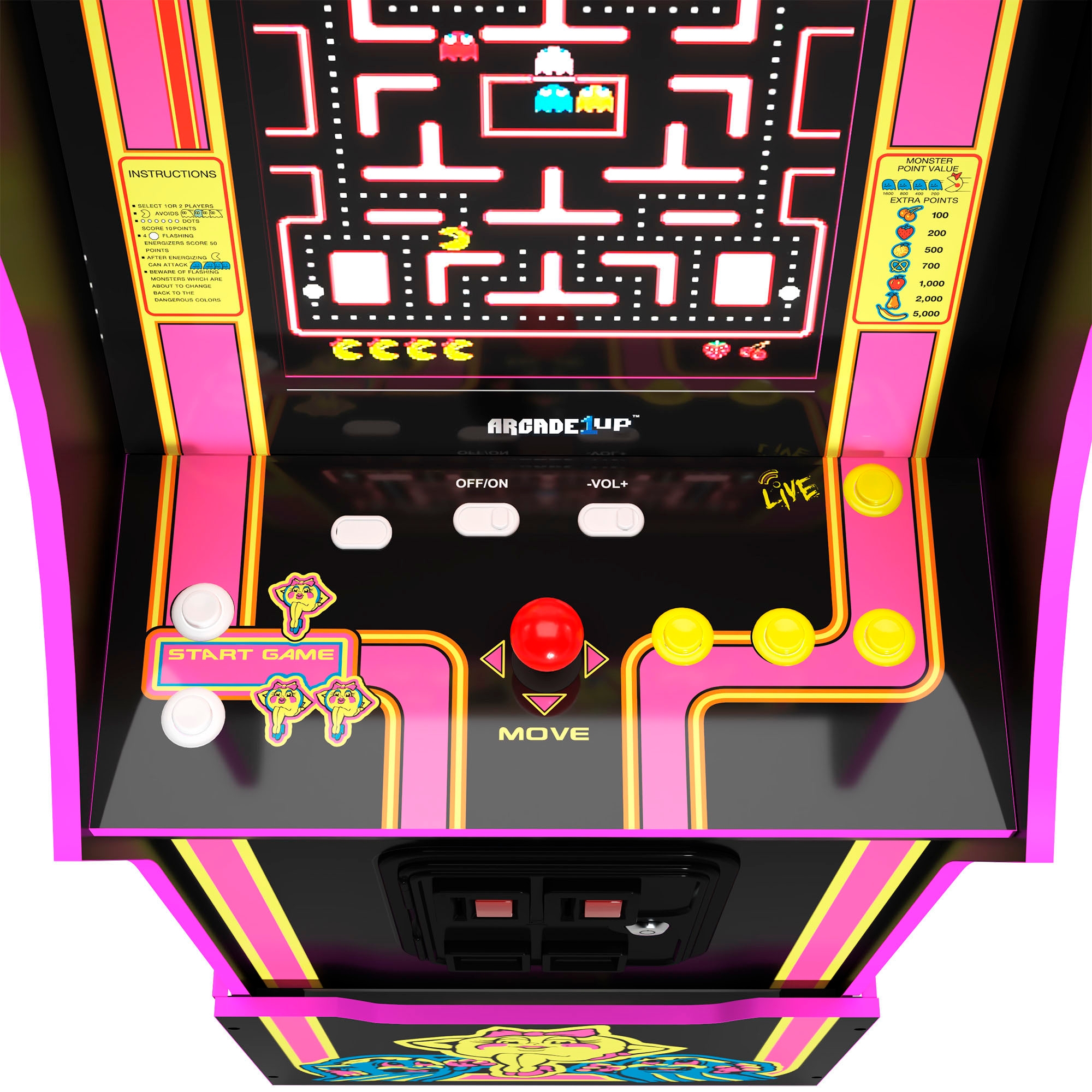 Mejores ofertas e historial de precios de Arcade1Up - Ms Pac-Man Legacy ...