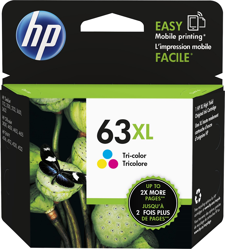 Mejores ofertas e historial de precios de HP - 63XL High-Yield Ink ...