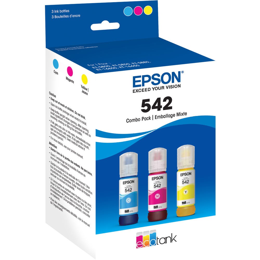 Mejores ofertas e historial de precios de Epson T542 Dye Multi-Color ...