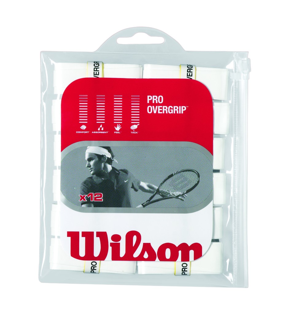 Wilson Pro Overgrip 12 Pack - White Tennis Deals and Price History at ...