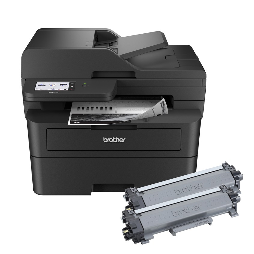 Brother Wireless MFC- L2900DW XL Compact Monochrome All-in-One Laser ...