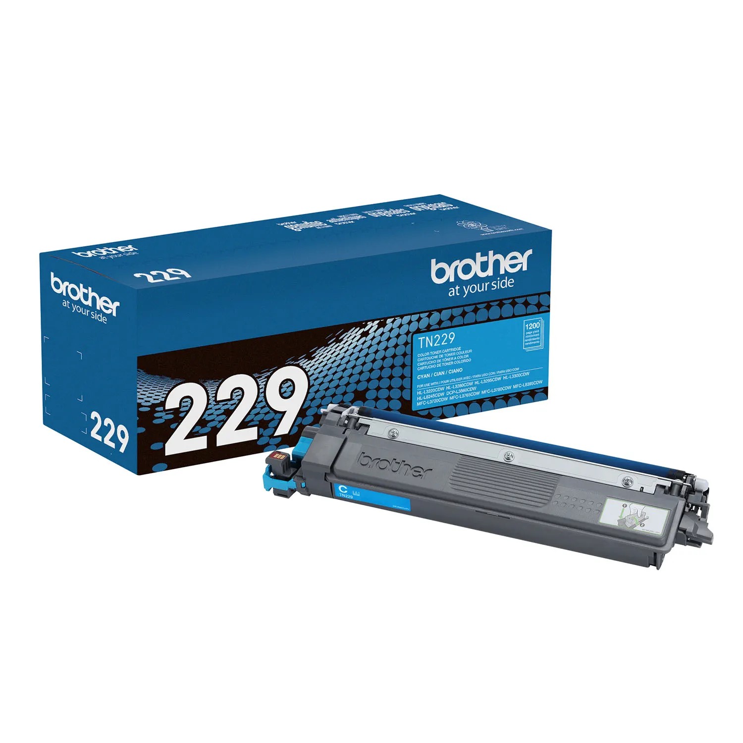 Brother Standard Yield Toner, Cyan, Yields approx 1,200 pages Best ...