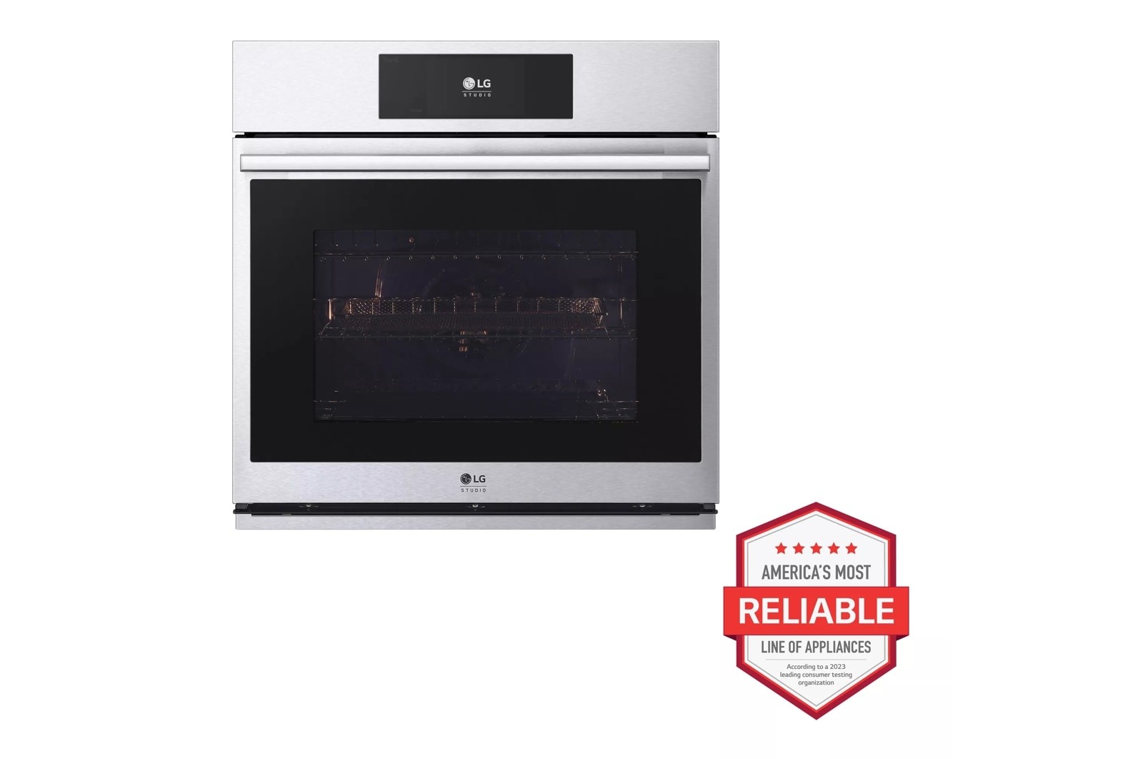 LG Electronics LG STUDIO Smart InstaView® Electric Single Built-In Wall ...
