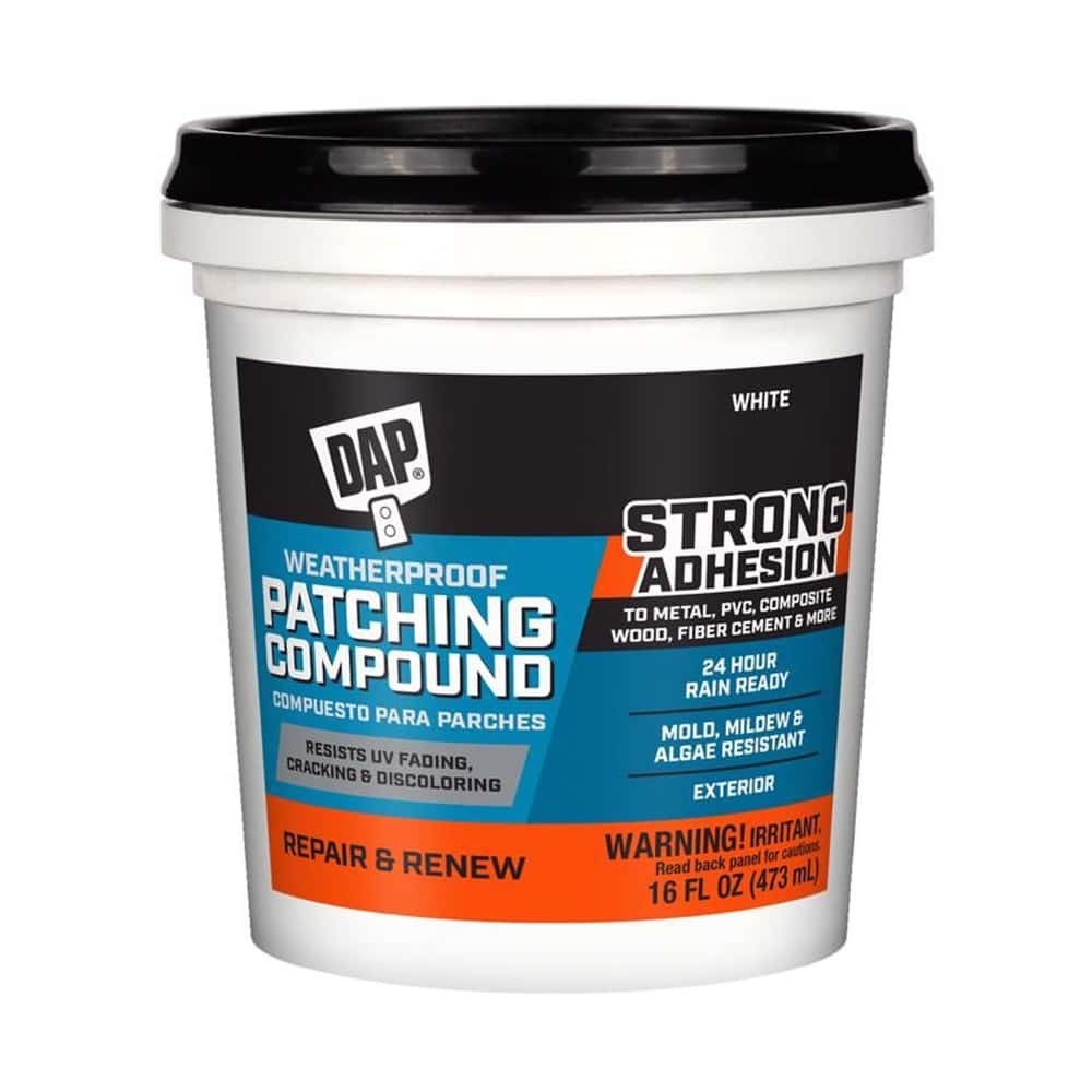 DAP Patching Compound Ready to Use White Exterior Filler 16 oz Deals ...
