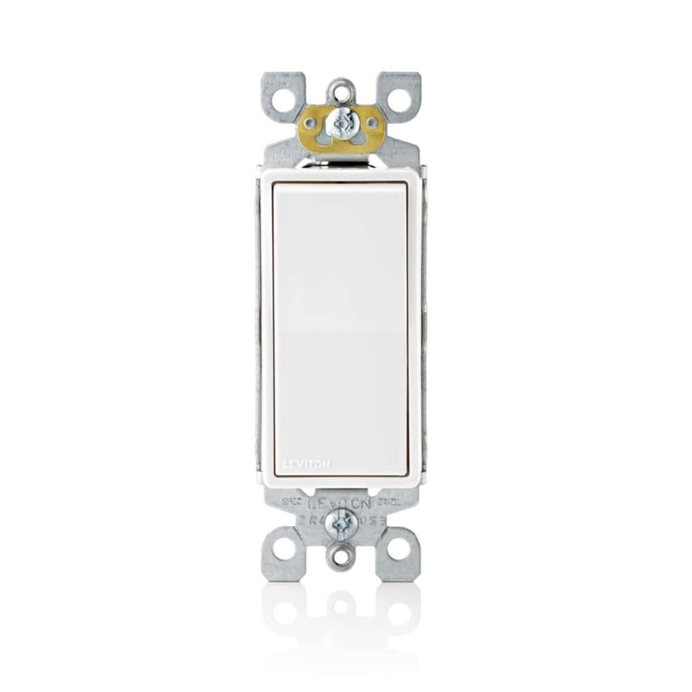 Leviton 15 amps 3-Way Antimicrobial Treated Rocker AC Quiet Switch ...