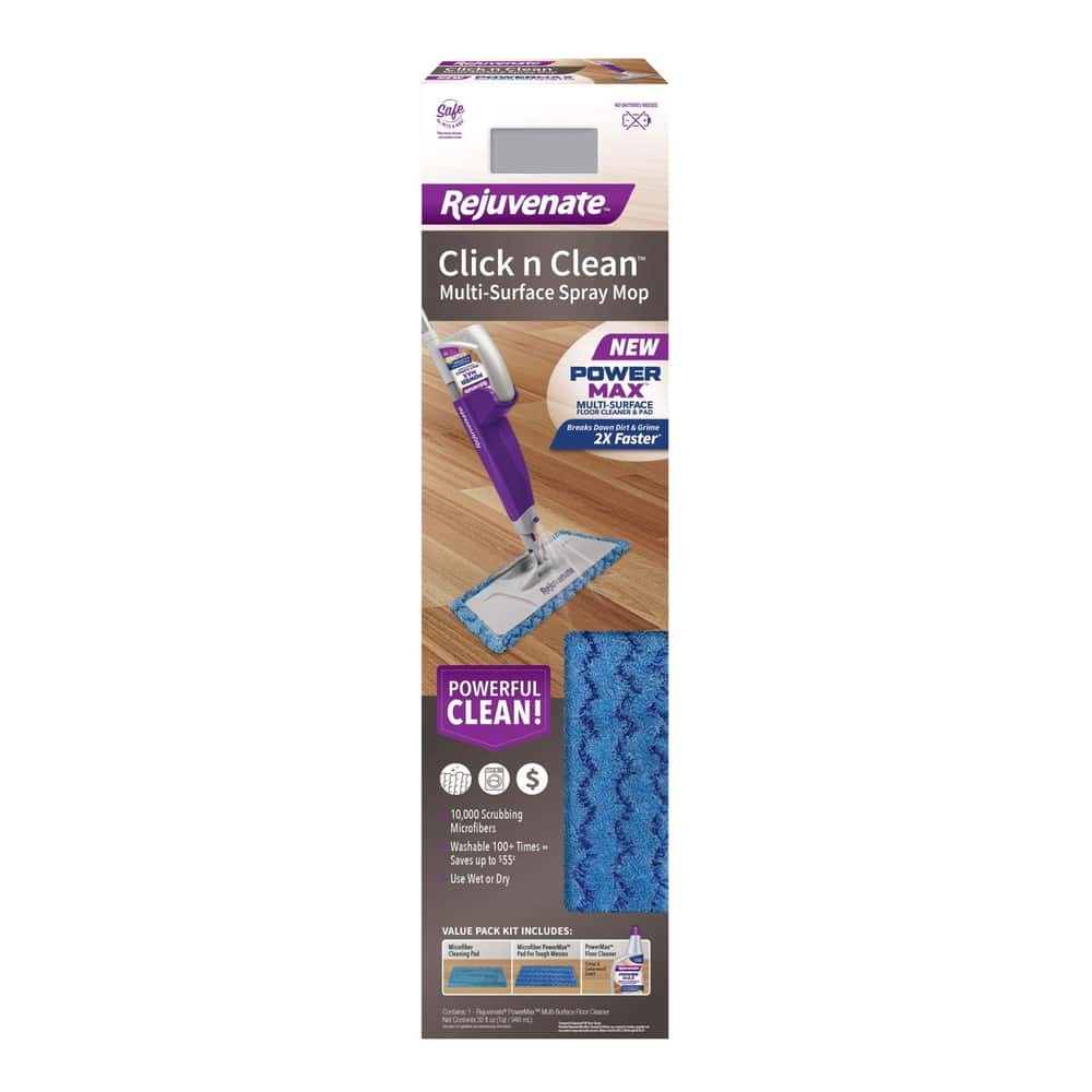 Rejuvenate Click n Clean 16 in. W Flat Mop Kit Deals and Price History ...