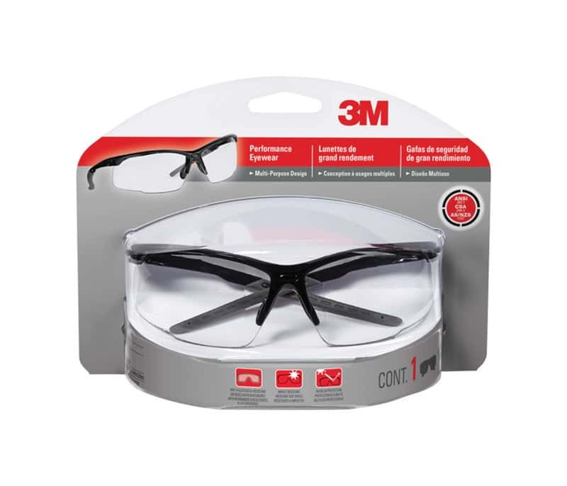 3M Anti-Fog Safety Glasses Clear Lens Black Frame 1 pc Deals and Price ...