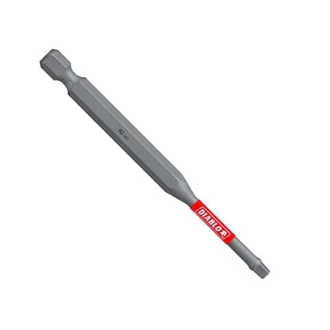 Diablo Square #2 X 3-1/2 in. L SQ2 Driver Bit Black Oxide 1 pc Best ...