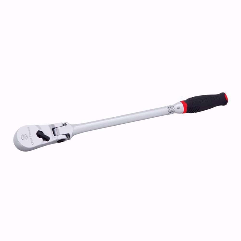 Craftsman V-Series 1/4 in. drive Comfort Grip Long Flex Head Ratchet 80 ...