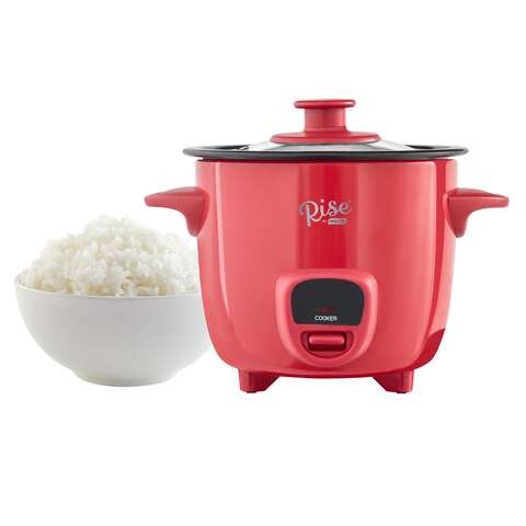 Rise by Dash Everyday Red 2 cups Rice Cooker Best Deals and Price ...