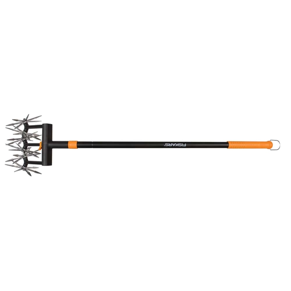 Fiskars Steel Rotary Hand Cultivator Wood Handle Deals and Price ...