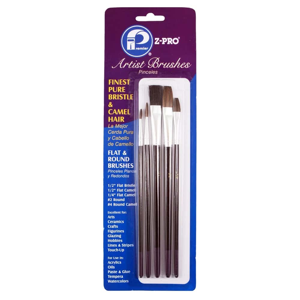 Premier Z-Pro Assorted Artist Paint Brush Set Deals and Price History ...
