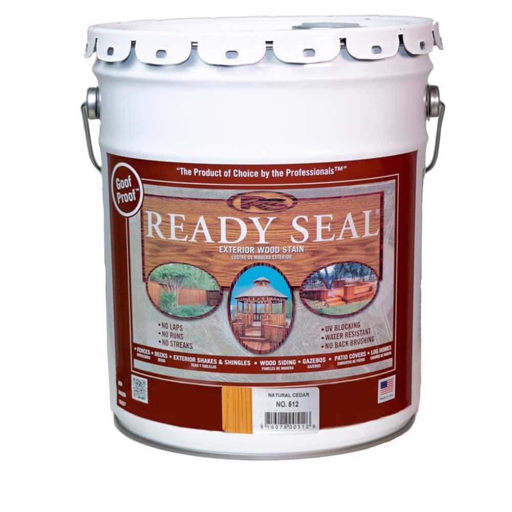 Ready Seal Goof Proof Semi-Transparent Flat Natural Cedar Oil-Based ...