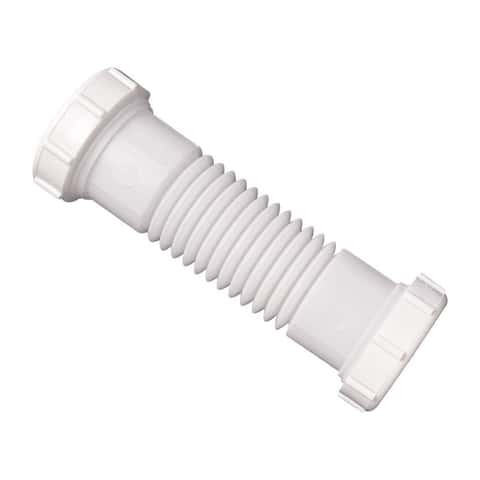 Plumb Pak Flex N Fix 1-1/2 in. D X 6 in. L Plastic Straight Extension ...