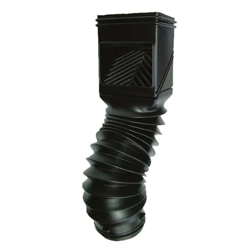 Invisaflow FlexGrate 2 in. W X 4 in. L Black Plastic Downspout Filter 1 ...