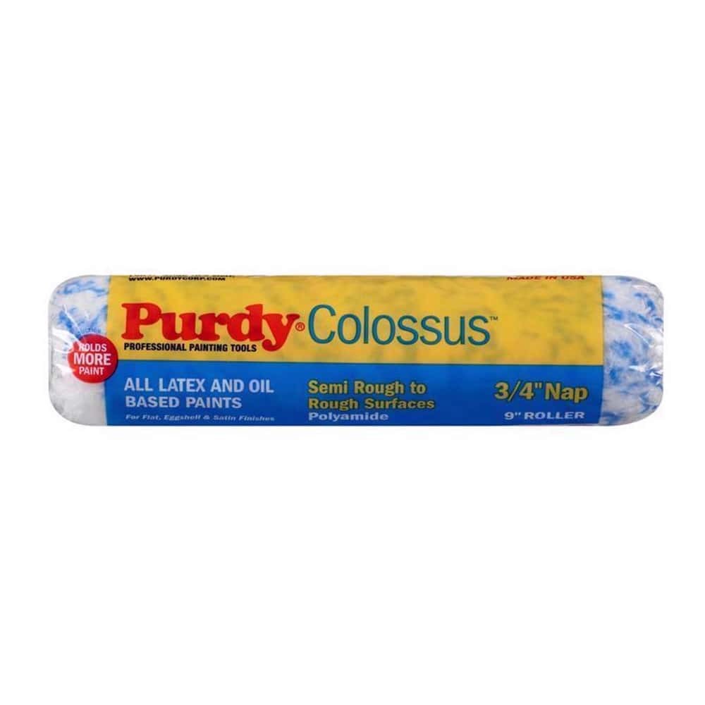 Purdy Colossus Polyamide Fabric 9 in. W X 3/4 in. Paint Roller Cover 1 ...
