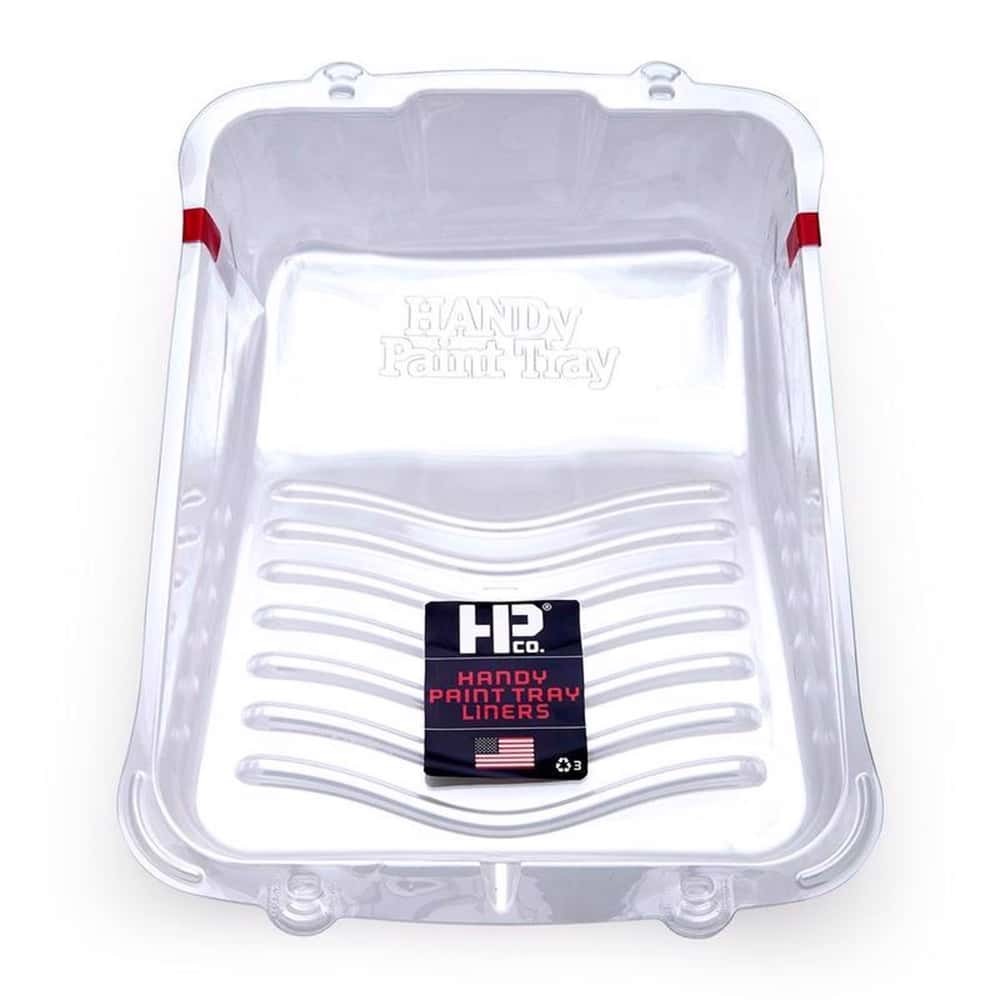 Handy Plastic 12.5 in. W X 18 in. L 1 gal Disposable Paint Tray Liner ...