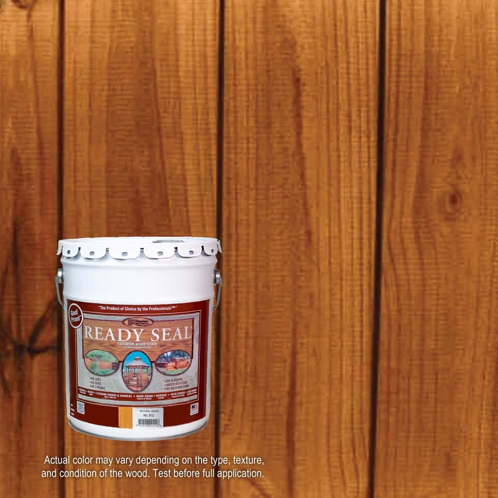 Ready Seal Goof Proof Semi-Transparent Flat Natural Cedar Oil-Based ...