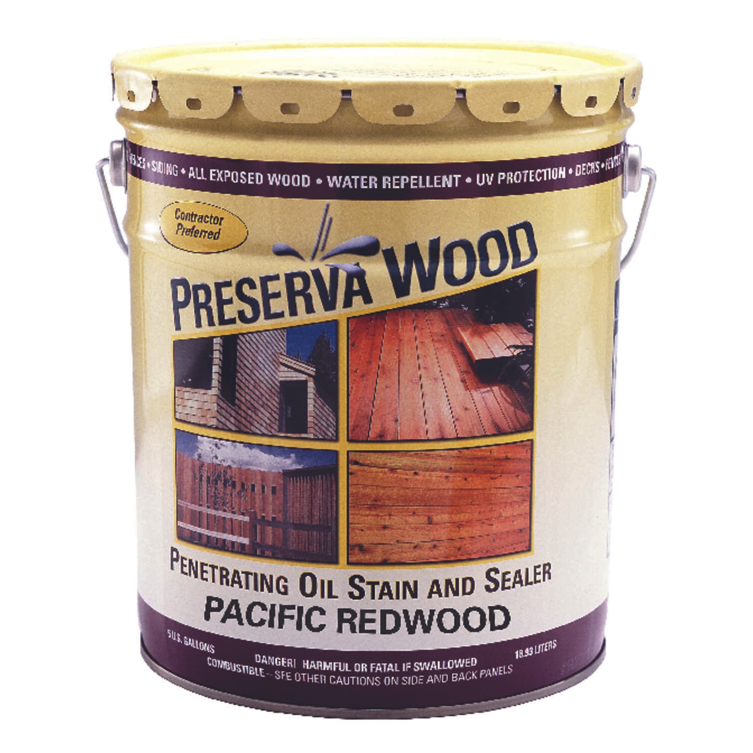 Preserva Wood Transparent Matte Pacific Redwood Oil-Based Oil ...