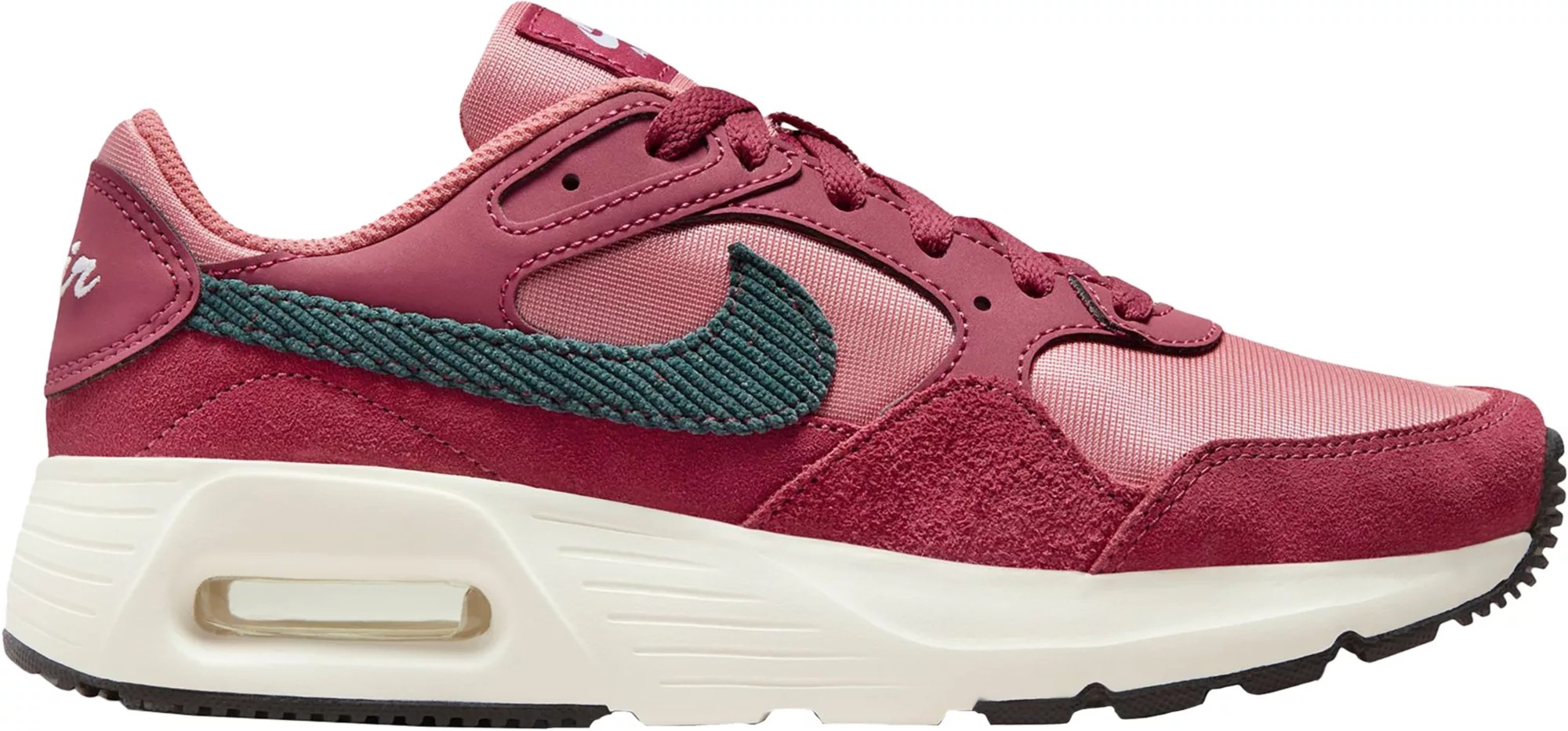 Nike Women's Air Max SC Corduroy Shoes, Size 10, Deep Red/Red Best ...