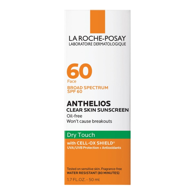 La Roche Posay Anthelios Clear Skin Dry Touch Face Sunscreen Spf 60
