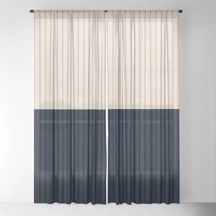 Color Block Lines XLI Curtain Die besten Deals und Preisentwicklungen ...