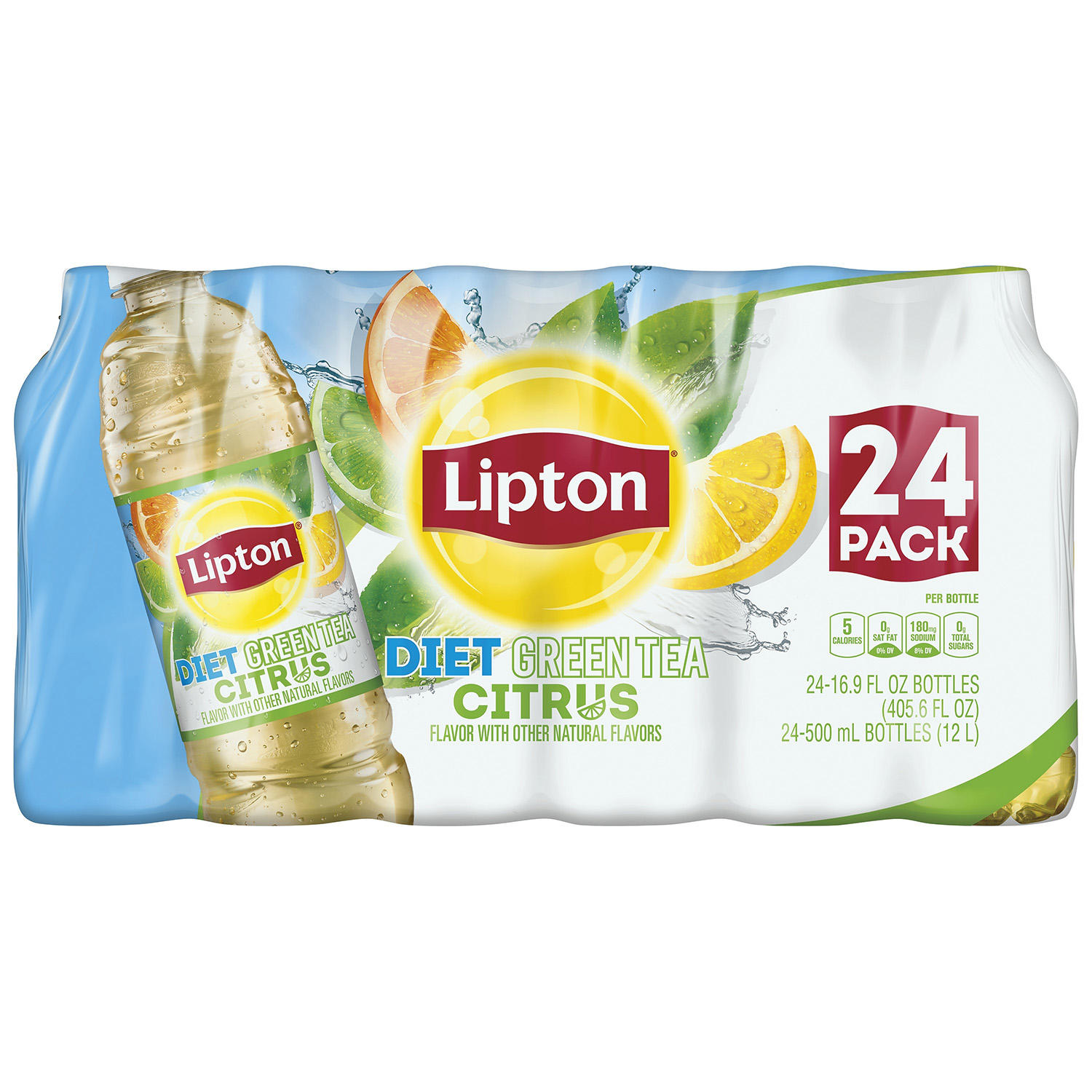 Lipton Diet Green Tea Citrus Iced Tea (16.9 oz, 24 pk) Best Deals and ...