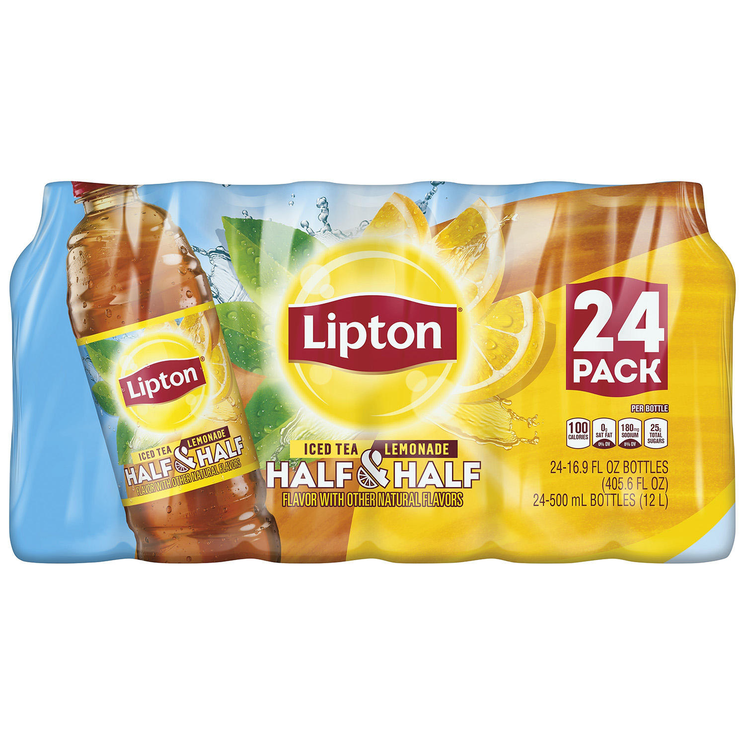 Lipton Half and Half Iced Tea and Lemonade 16.9 oz., 24 pk. Deals and ...