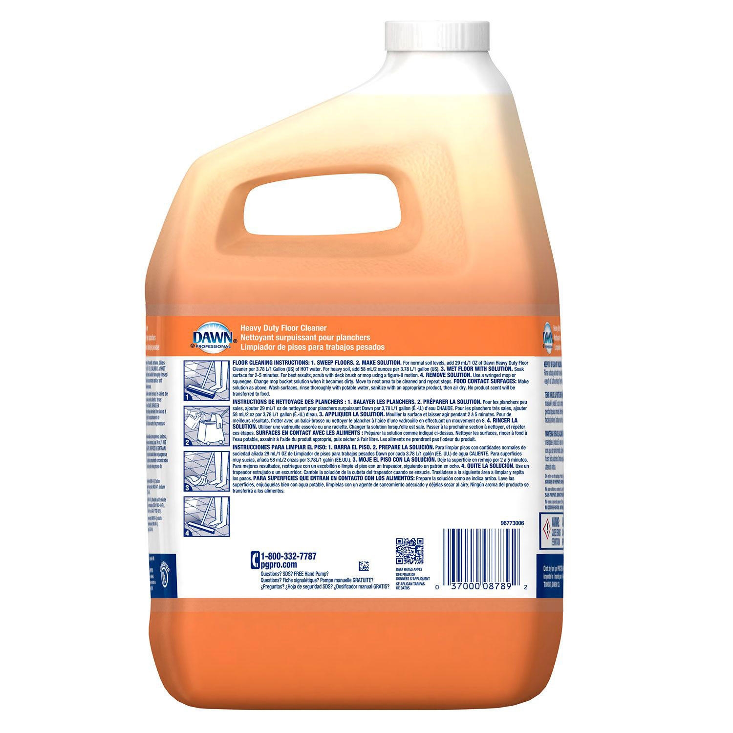 Dawn Professional Heavy Duty Floor Cleaner Concentrate 1 Gallon at ...