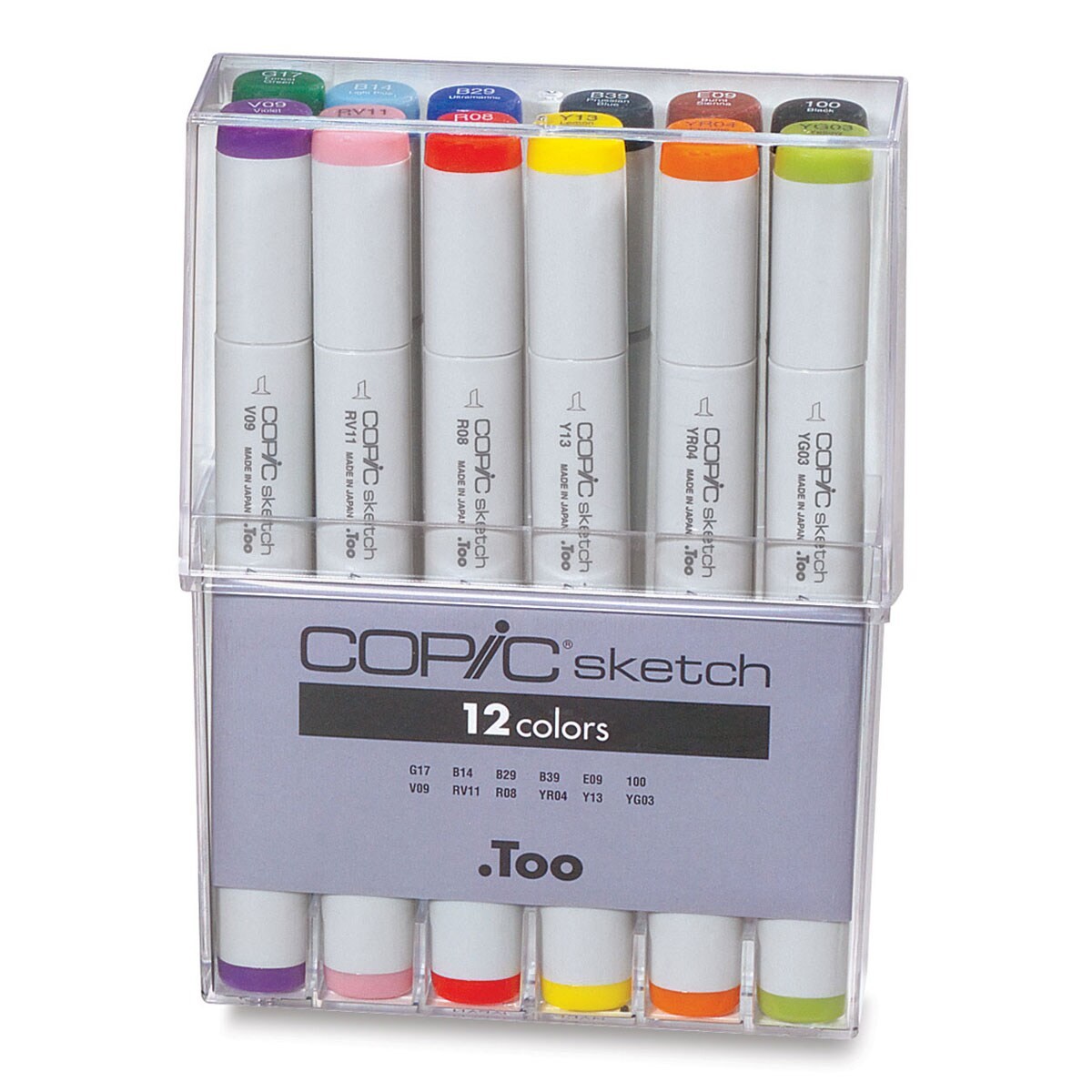 Copic Sketch Marker Set - Basic Colors, Set of 12 Best Deals and Price ...