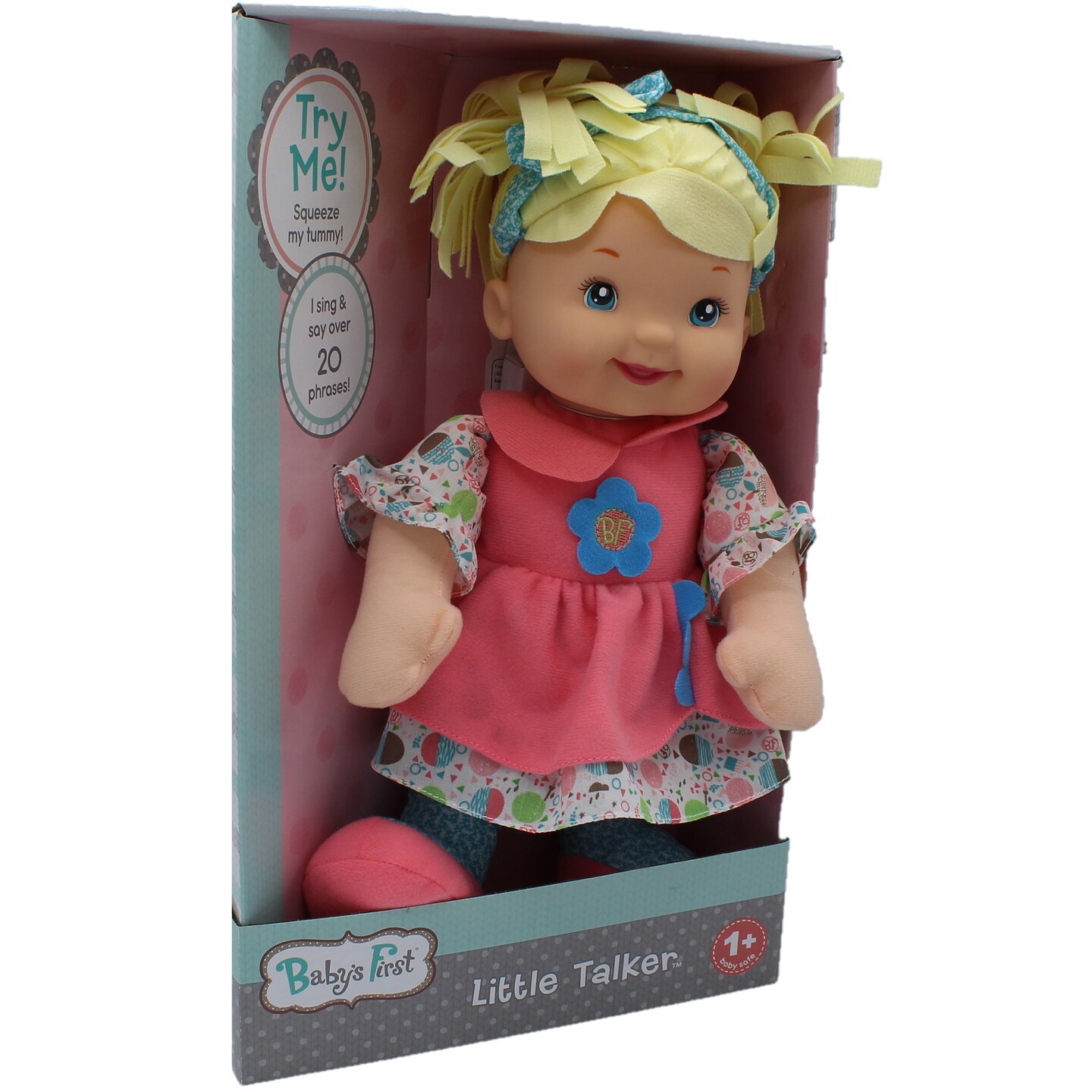 Goldberger's Baby's First: Little Talker Doll - Machine Washable, Says ...