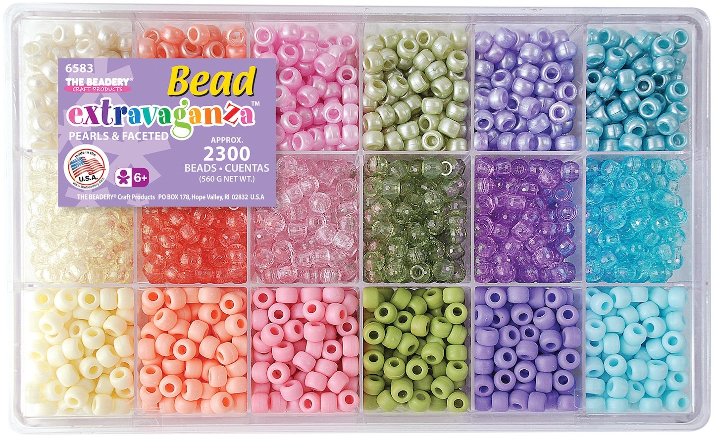 The Beadery Bead Extravaganza Bead Box Kit 19.75oz-Pastel Best Deals ...